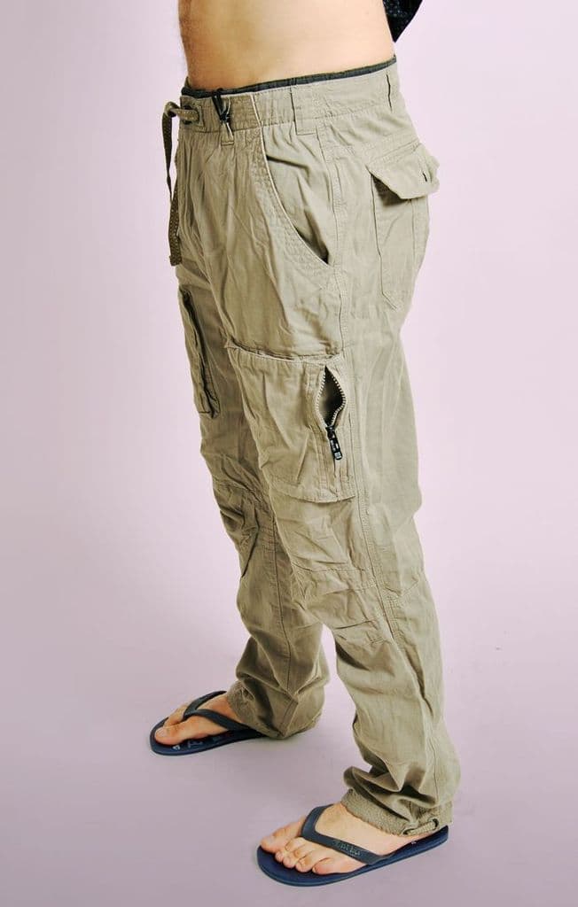 Stone Cotton Combat Pants